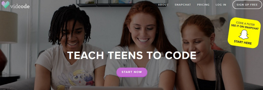 Vidcode: Teach Teens to Code - The All My Faves Blog