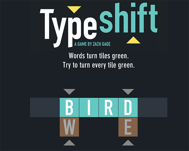 TypeShift: A Game by Zach Gage - The All My Faves Blog