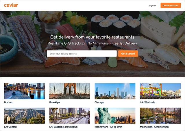 Caviar: Delivery From Your Favorite Restaurants - The All My Faves Blog