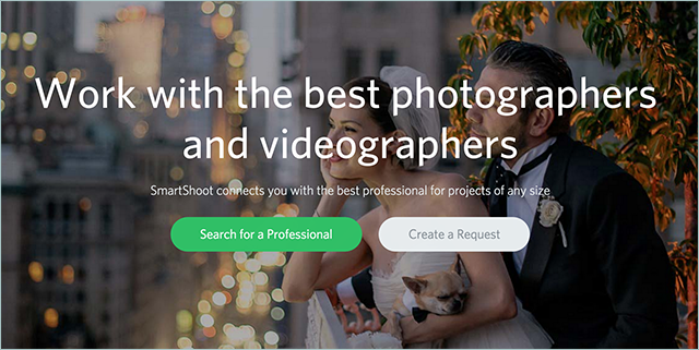 SmartShoot: Work With The Best Photographers