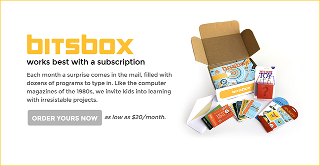 Bitsbox: Monthly Code Projects For Kids - The All My Faves Blog
