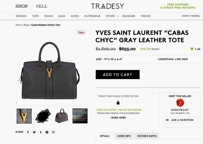 Tradesy: Buy & Sell Your Closet