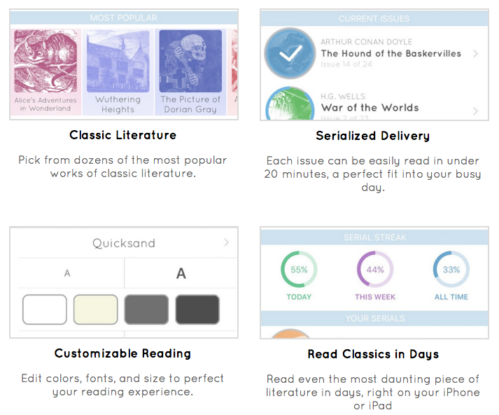 Serial Reader: Classic Literature Bite Sized