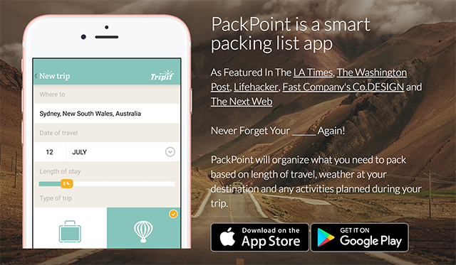 Pack Point: A Smart Packing List App - The All My Faves Blog