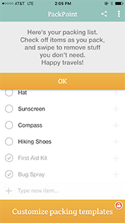 Pack Point: A Smart Packing List App - The All My Faves Blog