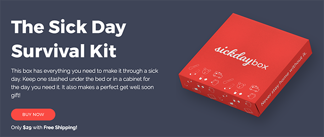 Sick Day Box: Everything You Need To Make It Through A Sick Day - The ...