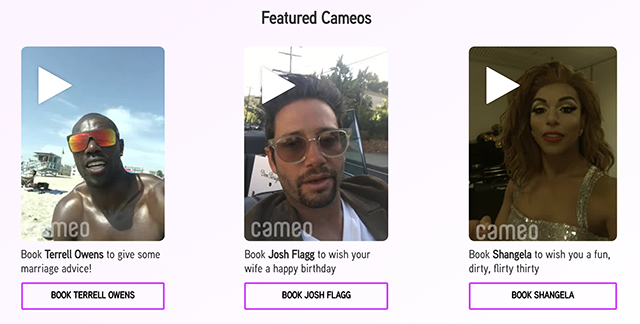 Cameo: Book Personalized Video Shoutouts - The All My Faves Blog